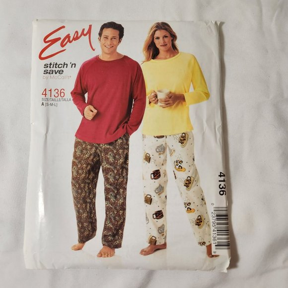 Mccalls | Office | Uncut Easy Stitch N Save Mccalls 436 Sml Sewing ...